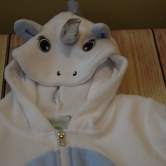 Cuddle Club | Costumes | Cuddle Club Baby Girl Fleece Unicorn Costume ...